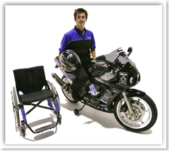 Paraplegic motorcycle - Medical Quack